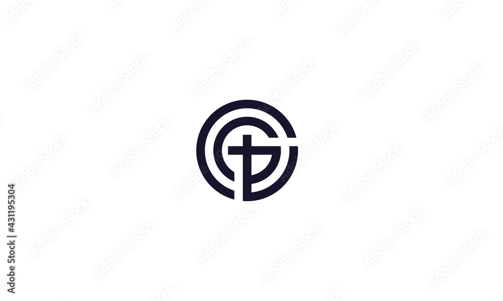 Monogram Letter G With Church Symbol logo vector icon illustration ...