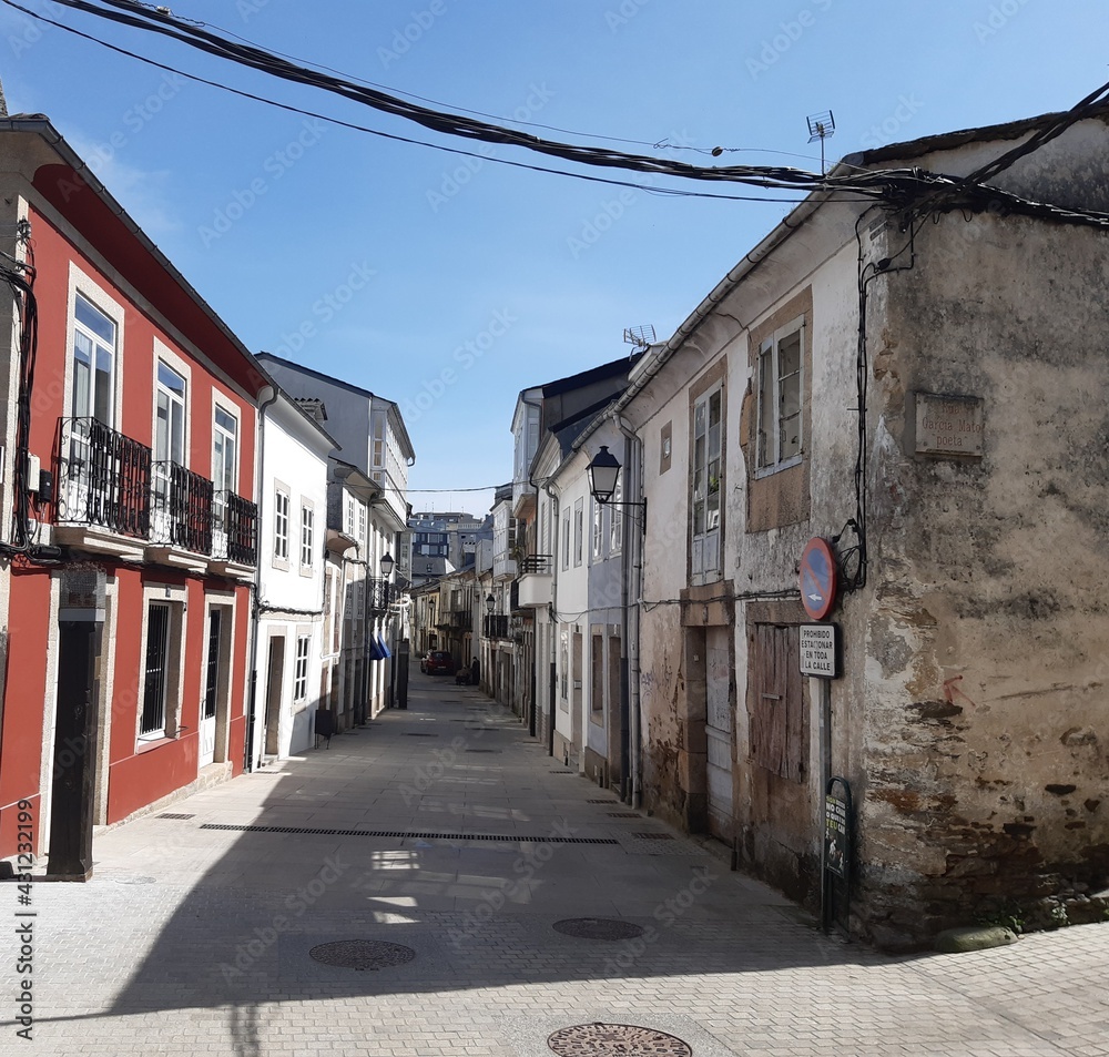Porta de Cima, una de las principales calles del casco histórico de ...