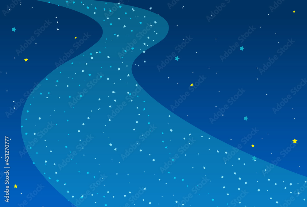 vector background with the Milky Way for banners, cards, flyers, social ...
