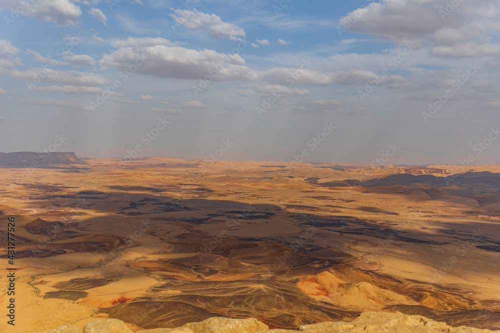 Fotka „Ramon Crater Makhtesh Ramon, the largest in the world, as seen ...