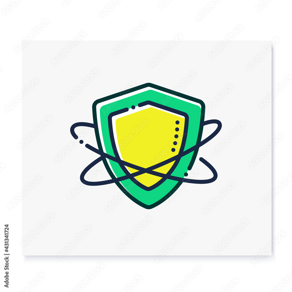 Innate immunity color icon. Immune system concept. Immunology. Body ...