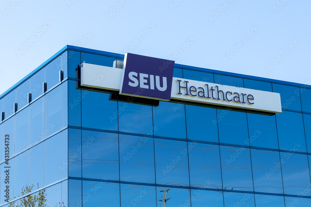 Richmond Hill, On, Canada - May 1, 2021: SEIU Healthcare head office ...
