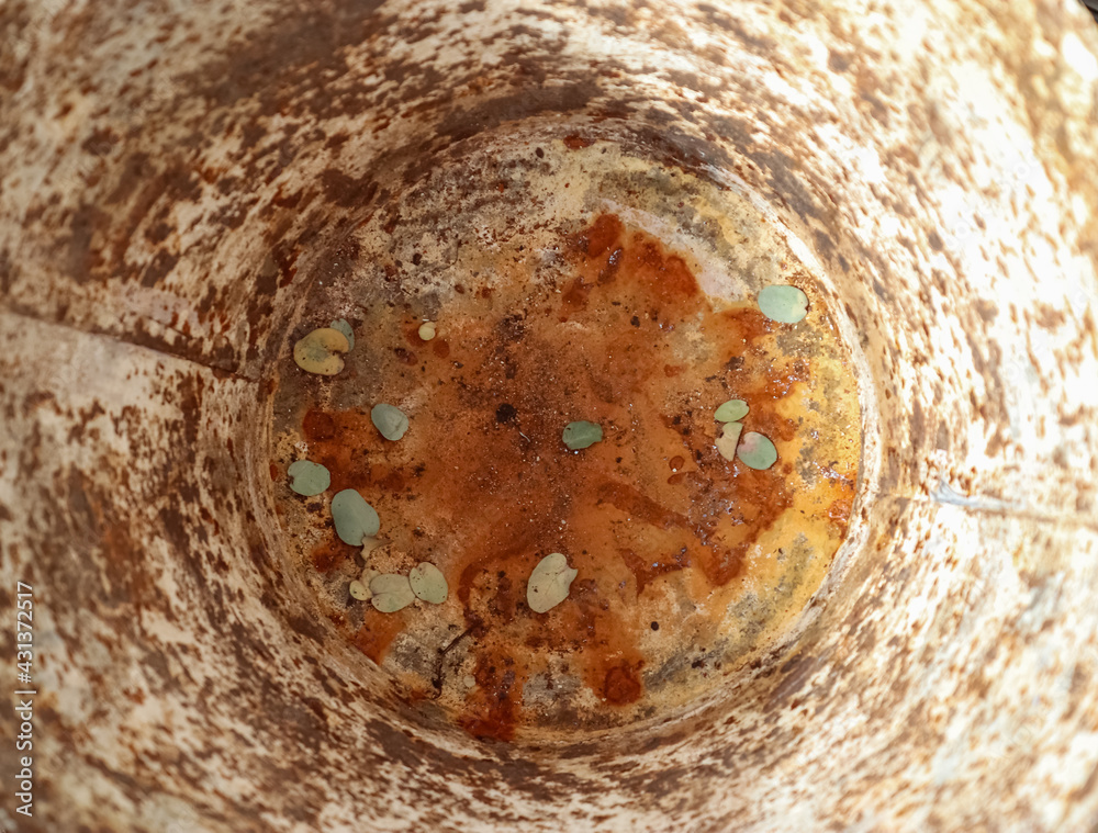 Detailed close up surface of rusty metal and steel with lots of ...