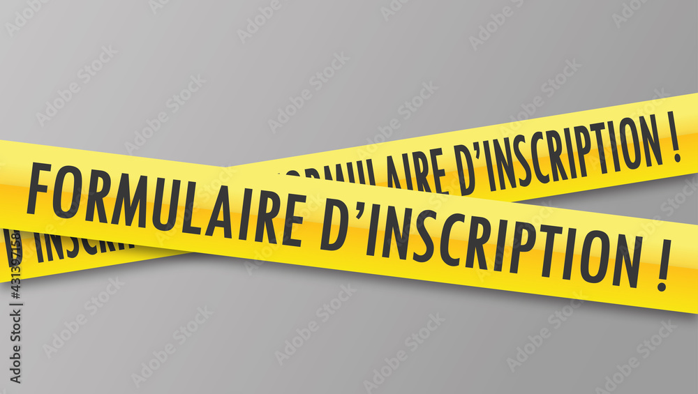 Logo formulaire d'inscription. Stock Vector | Adobe Stock