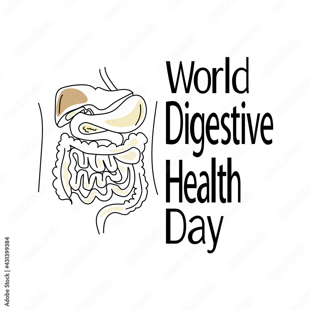World Digestive Health Day, schematic representation of individual ...