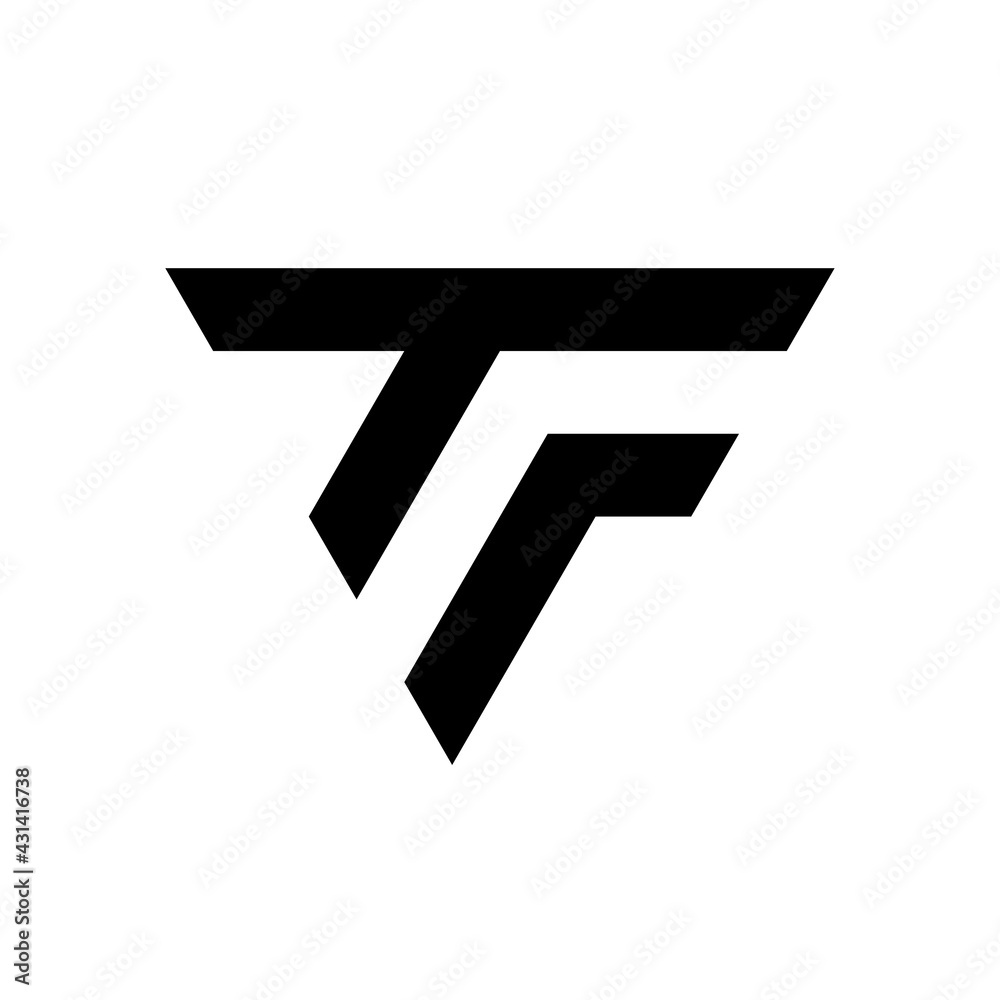 Letter TF logo vector template Stock Vector | Adobe Stock