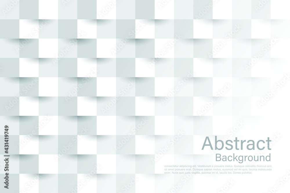 White abstract texture. Vector background 3d paper art style can be ...