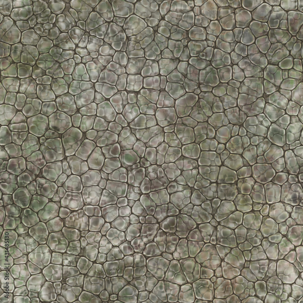 Cartoon seamless texture of color fantasy cobble stone ground pavement ...