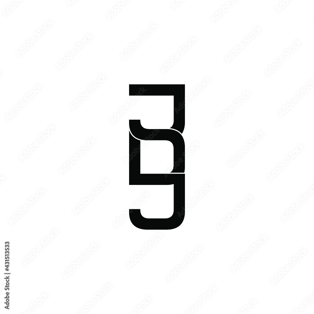 jdj letter original monogram logo design Stock Vector | Adobe Stock