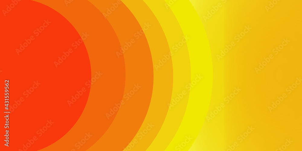 Abstract geometric background in warm colors: red, orange, yellow ...