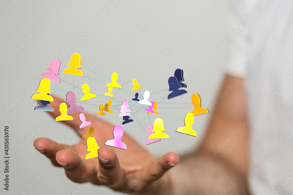 Unity group and teamwork concept remote Stock Photo | Adobe Stock