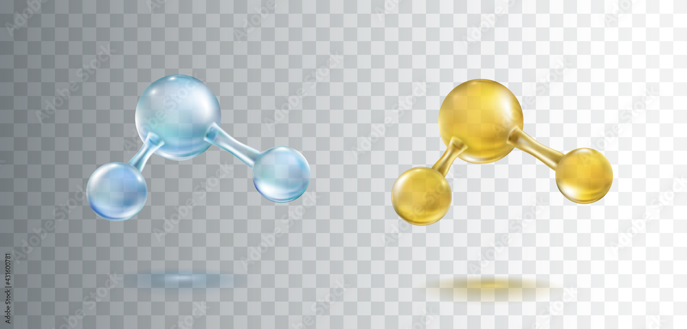 Oil Molecule Vs Water Molecule