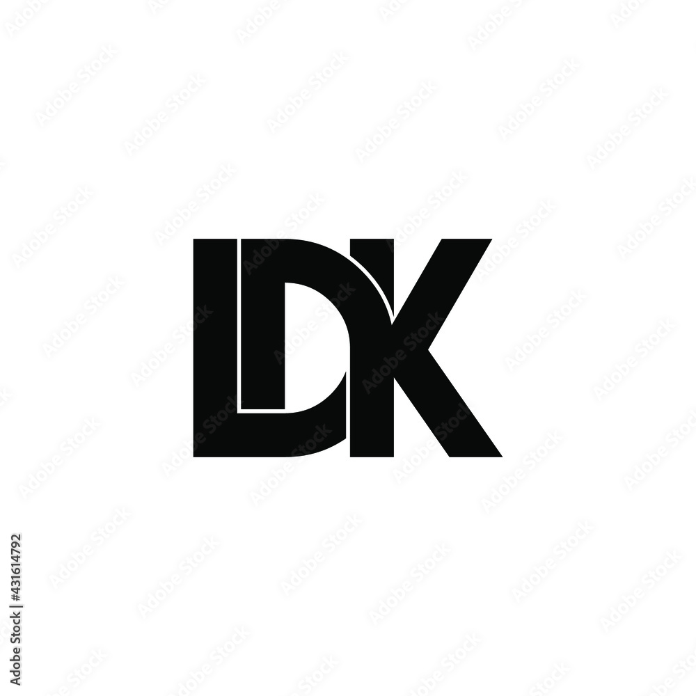 ldk letter original monogram logo design Stock Vector | Adobe Stock