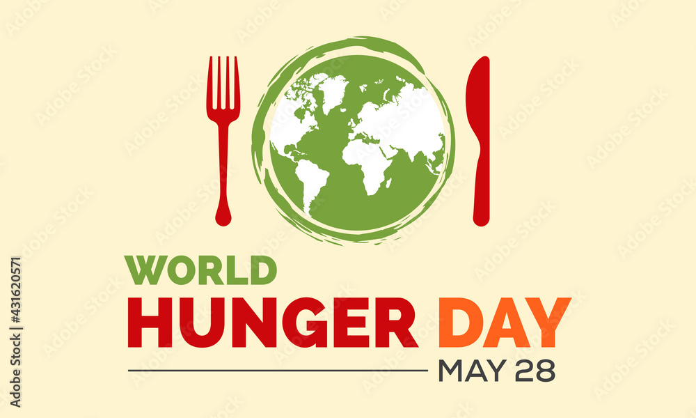 World Hunger Day Food Prevention and awareness Vector Concept. Banner ...