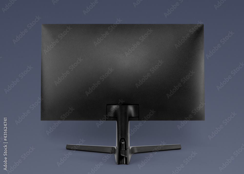 Computer back view mockup digital device Stock Photo | Adobe Stock