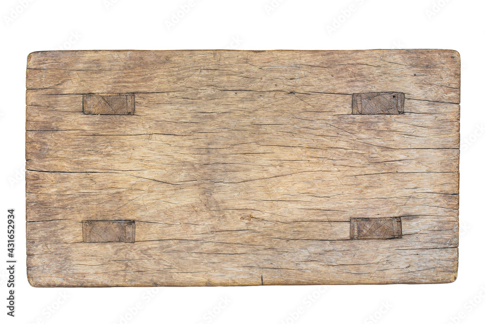 old wooden sign board background. plank wood isolated for design art ...