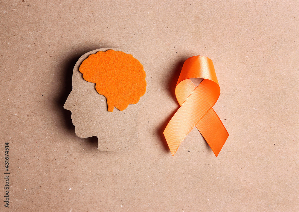 Orange Awareness Ribbon