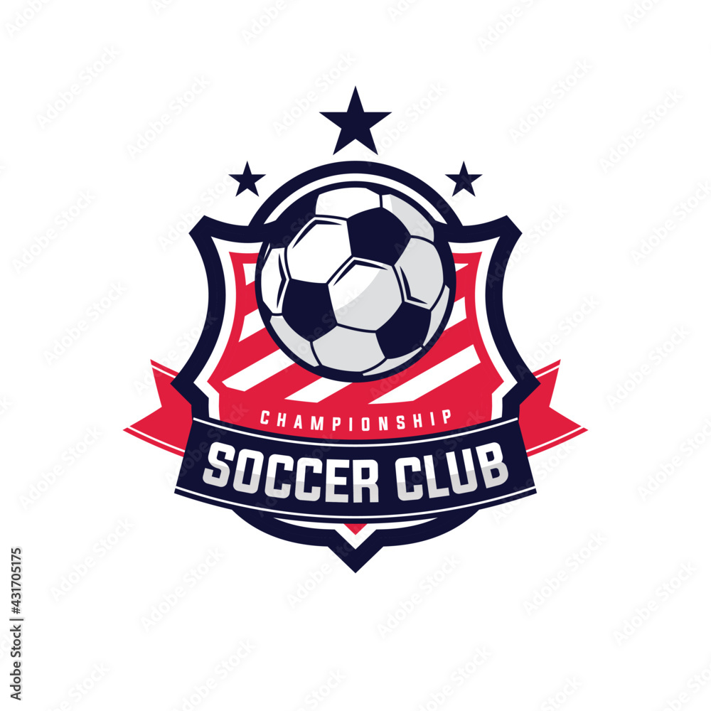 Soccer Football Badge Logo Design Templates | Sport Team Identity ...