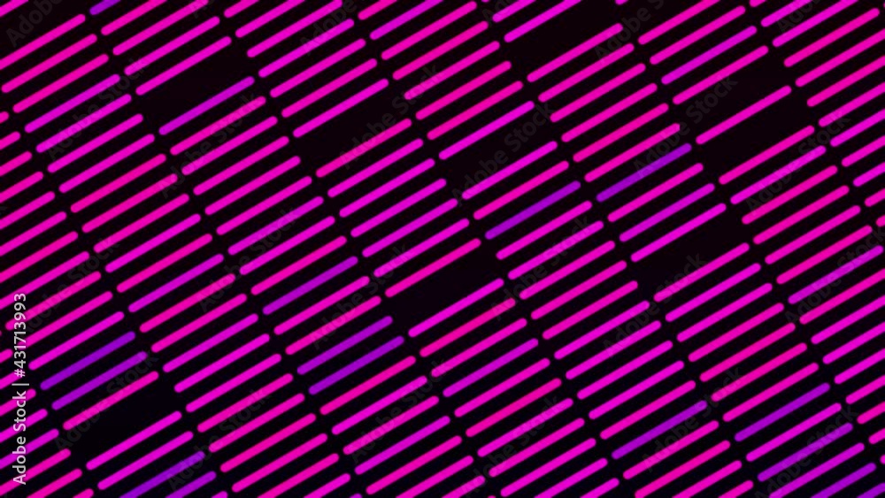 Vidéo Stock Bright pink and purple lines moving from right to left ...