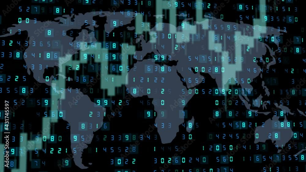 Table and bar graph of cryptocurrency stock exchange market indices ...