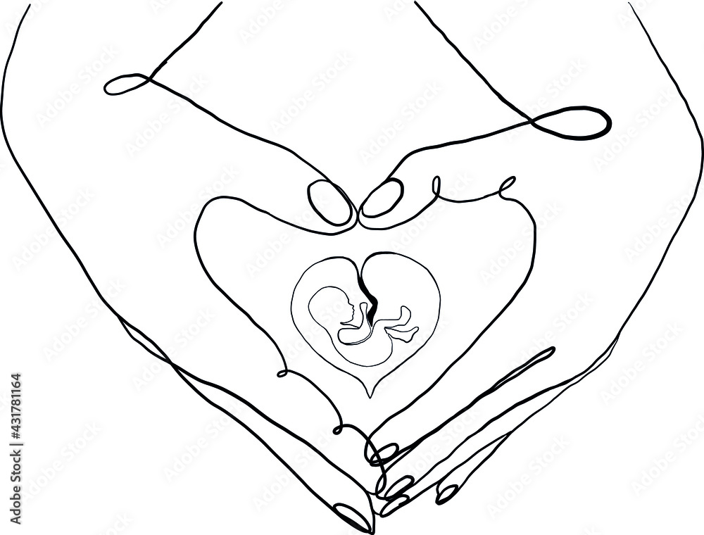 .Fantastic birth of a baby child with the help of magic hands the baby ...