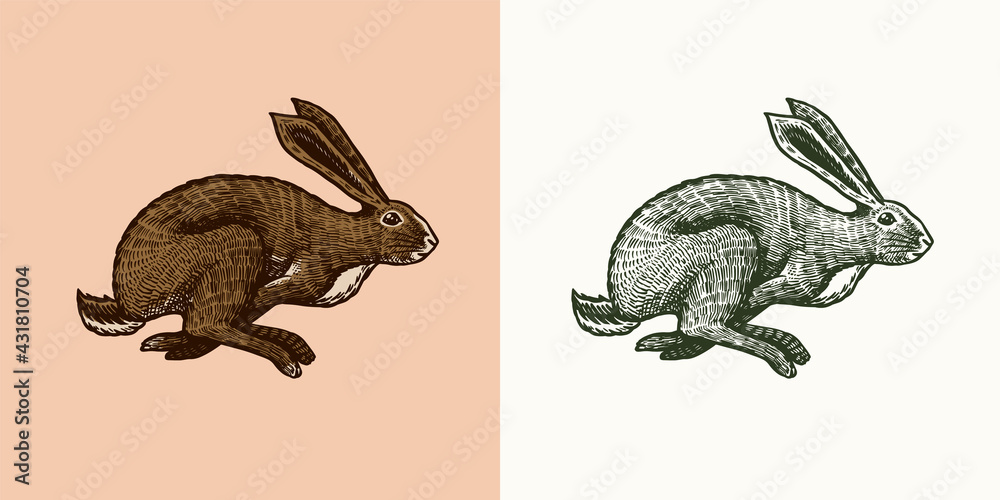 Running Rabbit Tattoo