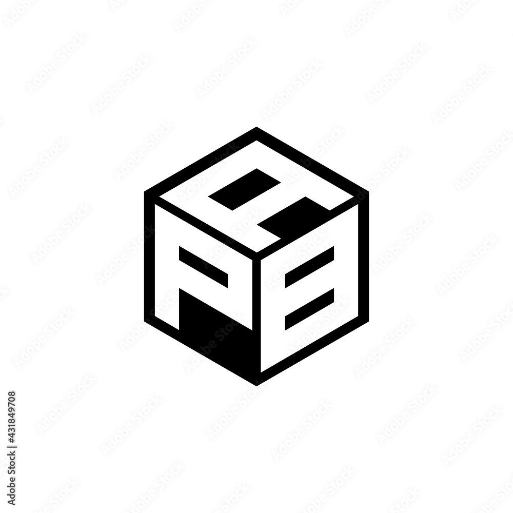 PBA letter logo design with white background in illustrator, vector ...