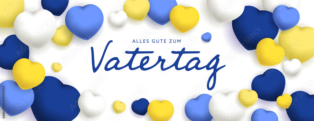 Alles Gute Zum Vatertag sous forme de carte ou bannière, poster ou ...