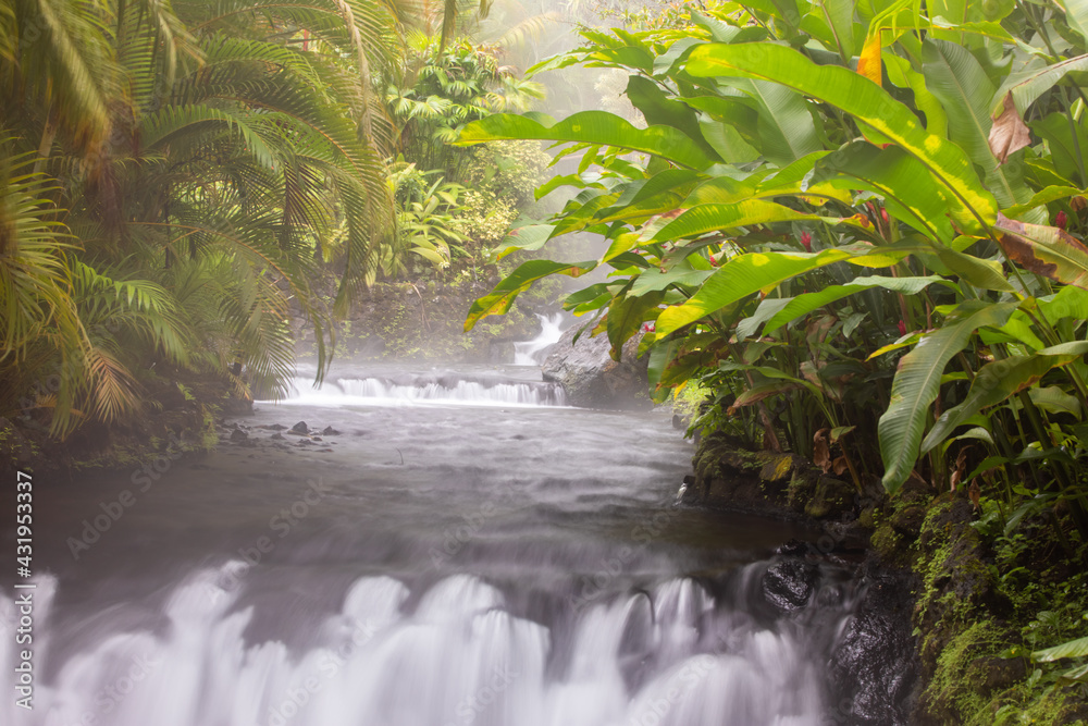 Thermal-water pools and non-pumped (free-flowing) hot spring rivers in ...