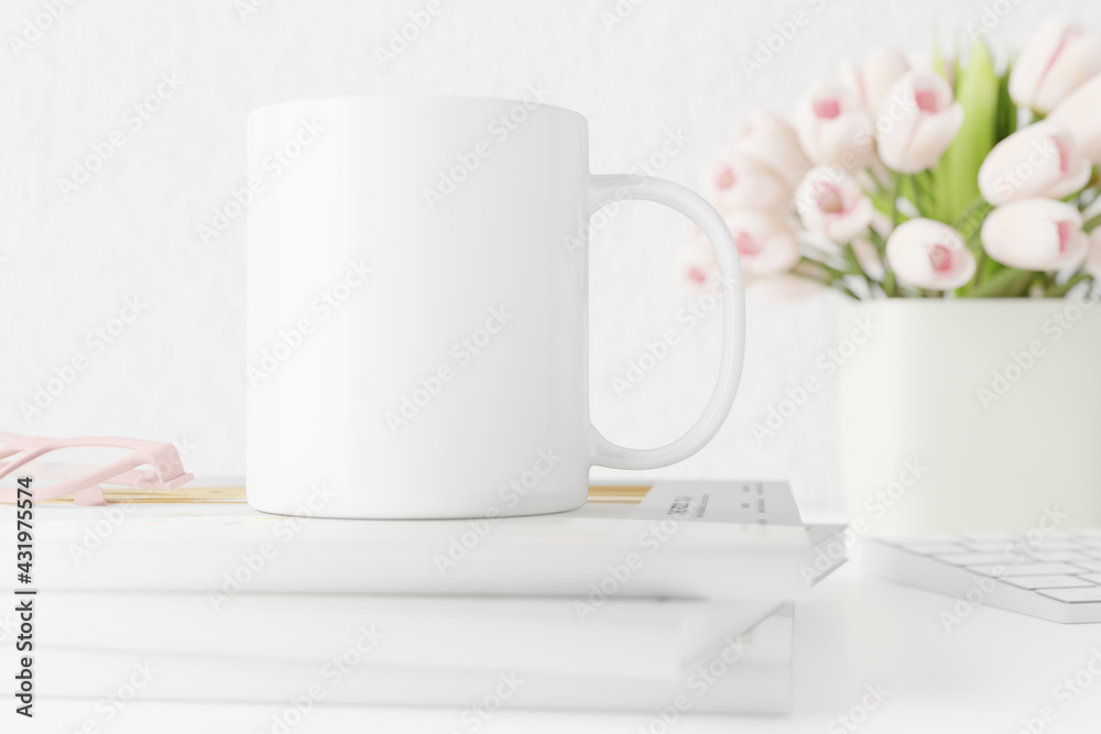 Blank mug printing design template. Stock Photo | Adobe Stock