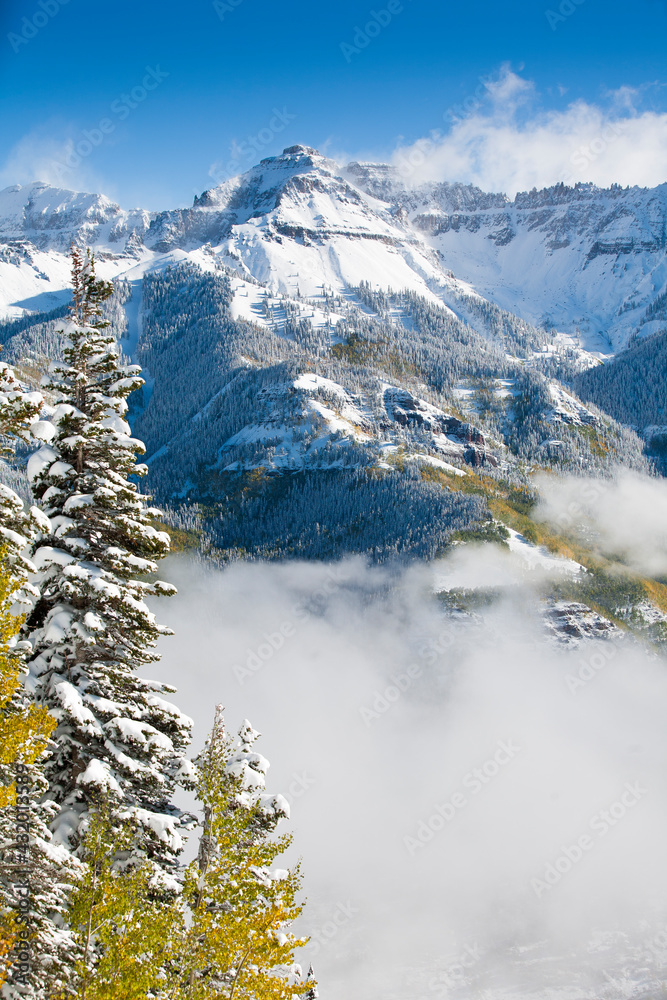 A late fall storm left a foot of fresh powder on Mt. Emma in The San ...