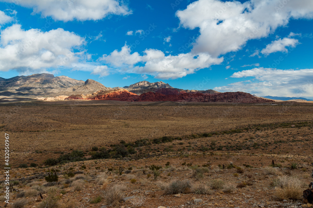 Late Morning Sun and Clouds on La Madre Mountain Range Wilderness and ...