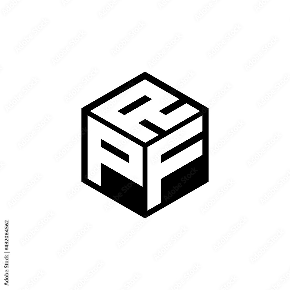 PFR letter logo design with white background in illustrator, vector ...