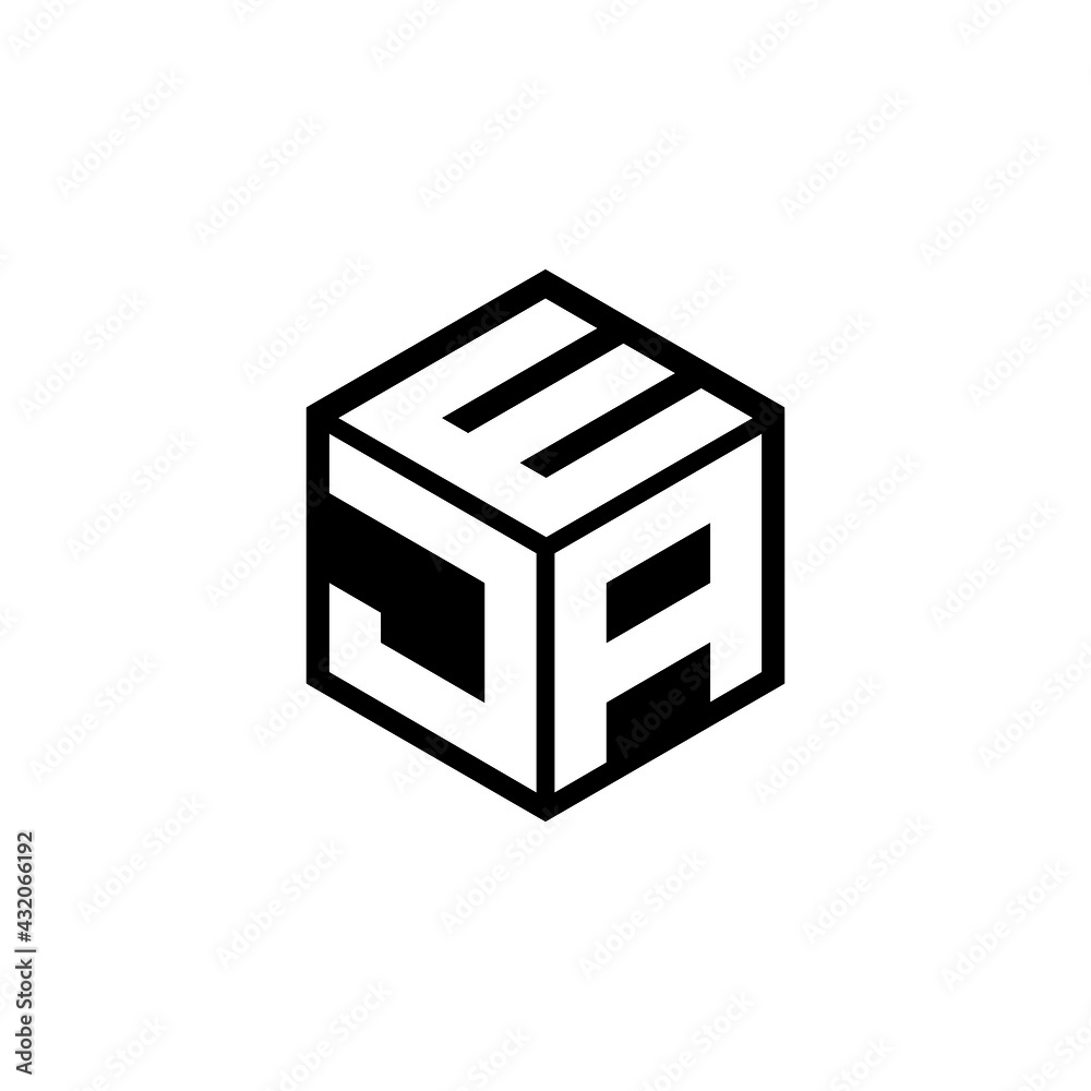 JAE letter logo design with white background in illustrator, vector ...