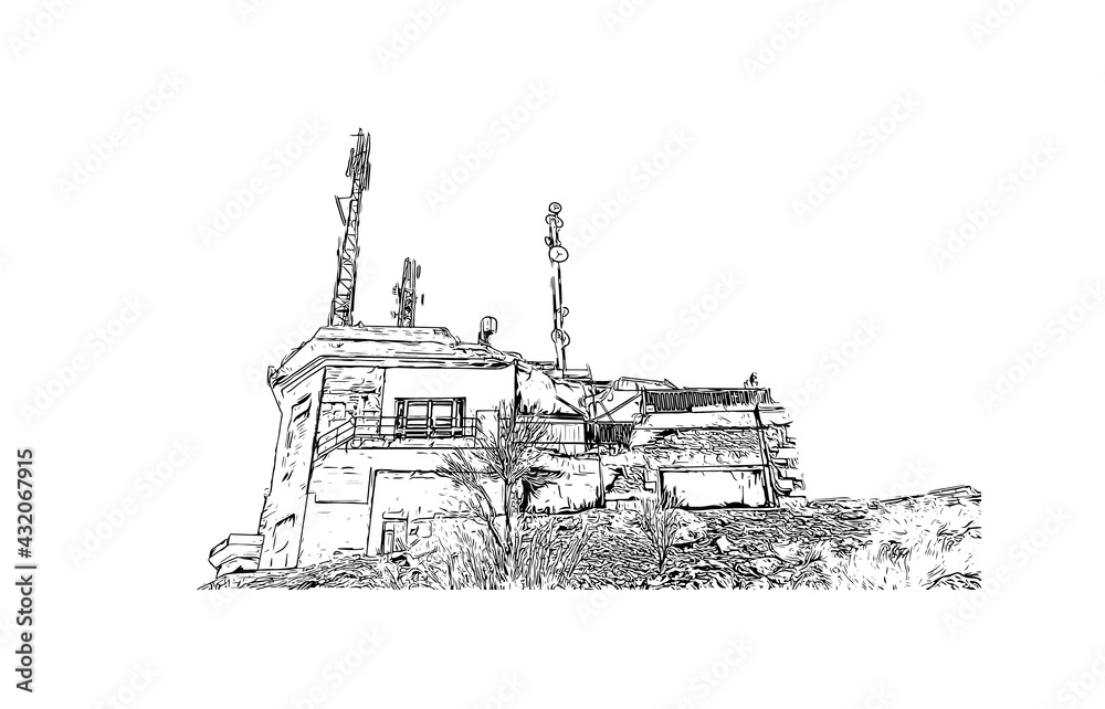 Building view with landmark of Erbil is the capital of Iraqi Kurdistan ...