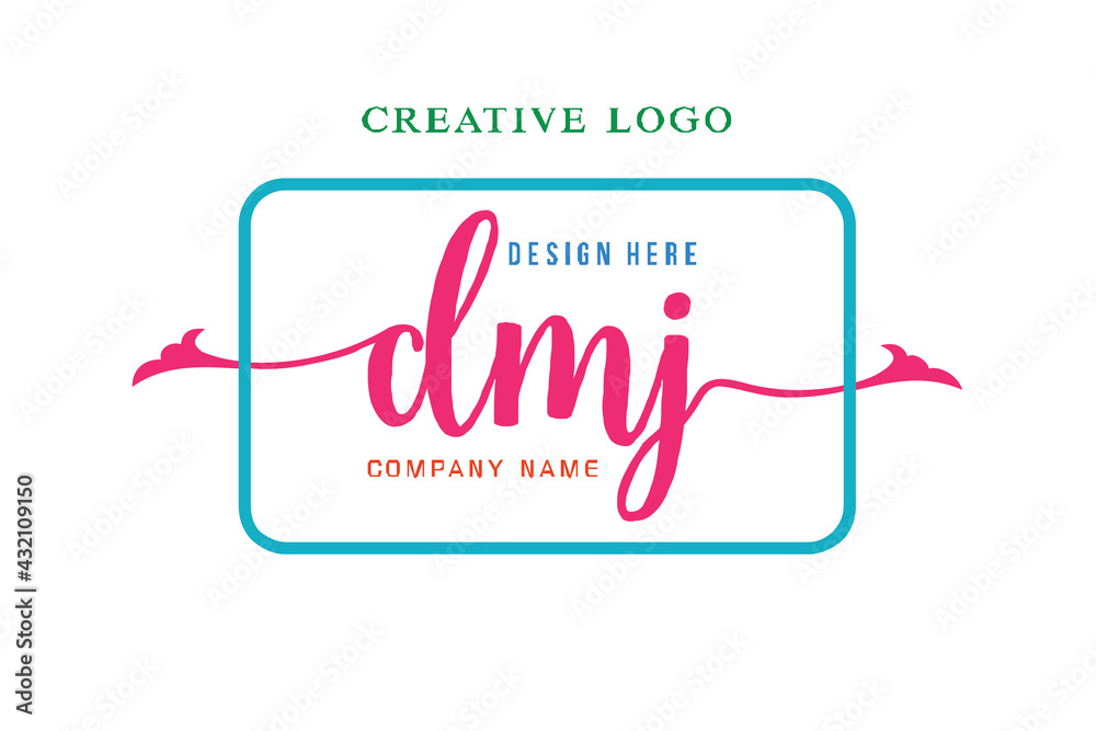 DMJ lettering logo is simple, easy to understand and authoritative ...