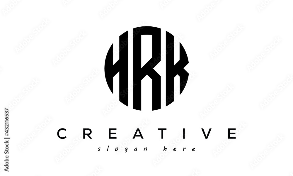 Letter HRK creative logo design vector Stock Vector | Adobe Stock