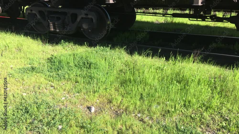 Wheel pairs of railway cars. The wheel pairs of the railway car of the ...