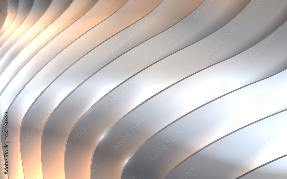 Abstract silver layers background with light effect Stock Vector ...