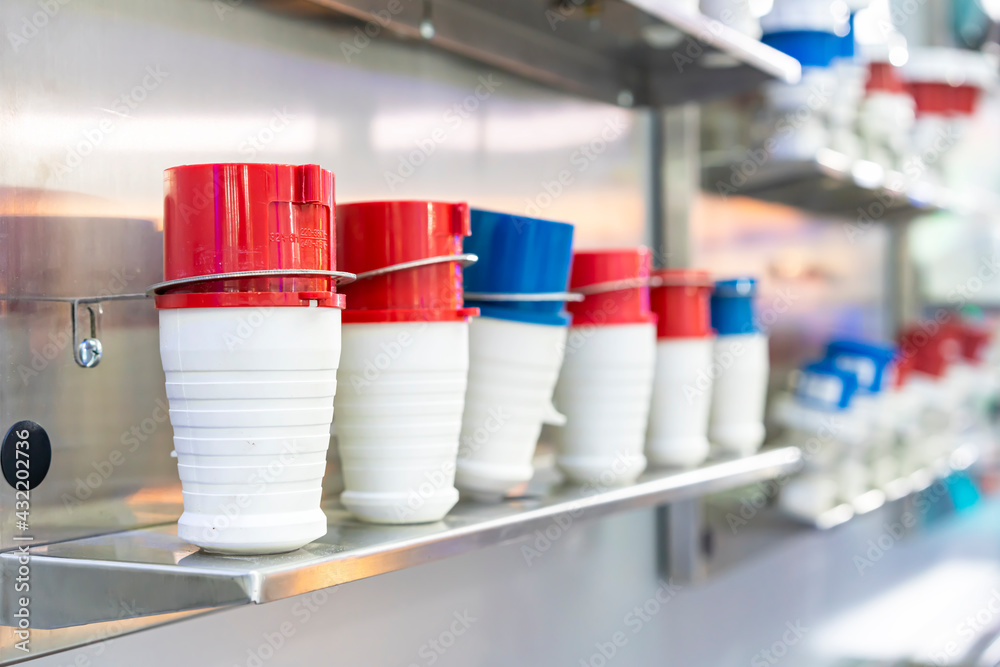 various colorful red blue electric machine power plug connector for ...