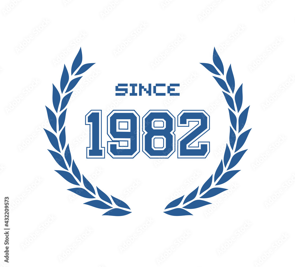 Design of year celebration symbol Stock Vector | Adobe Stock