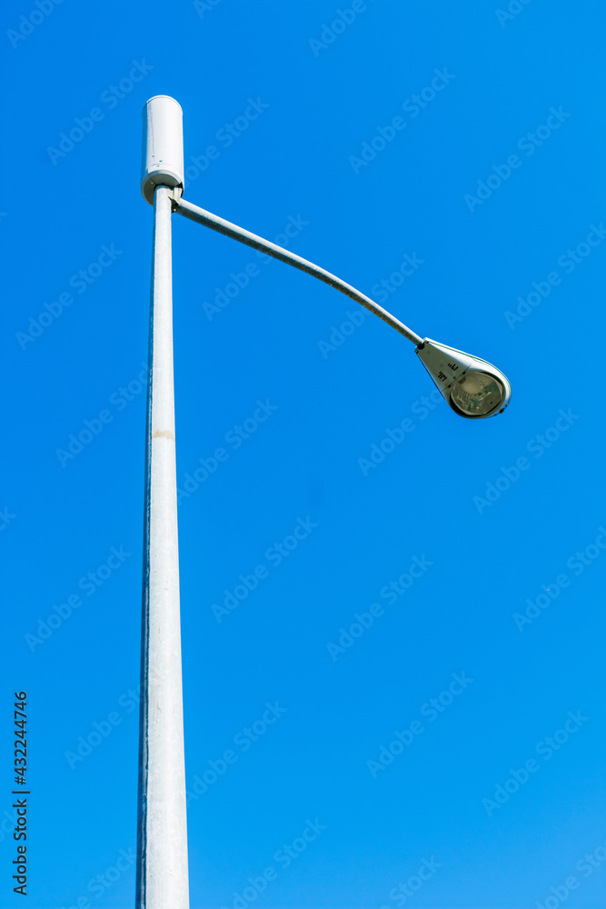Looking up on a typical small cell antenna for 5G wireless network ...