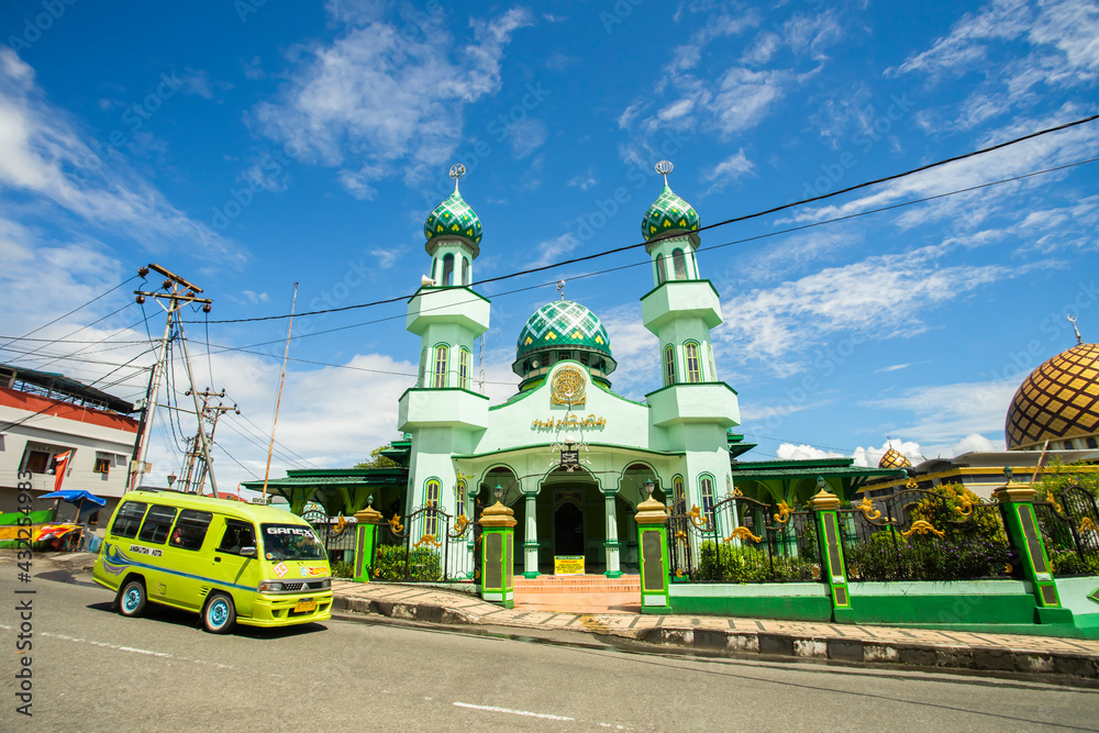 Masjid Jami (Jami Mosque), one of oldest mosque in Ambon City. a ...