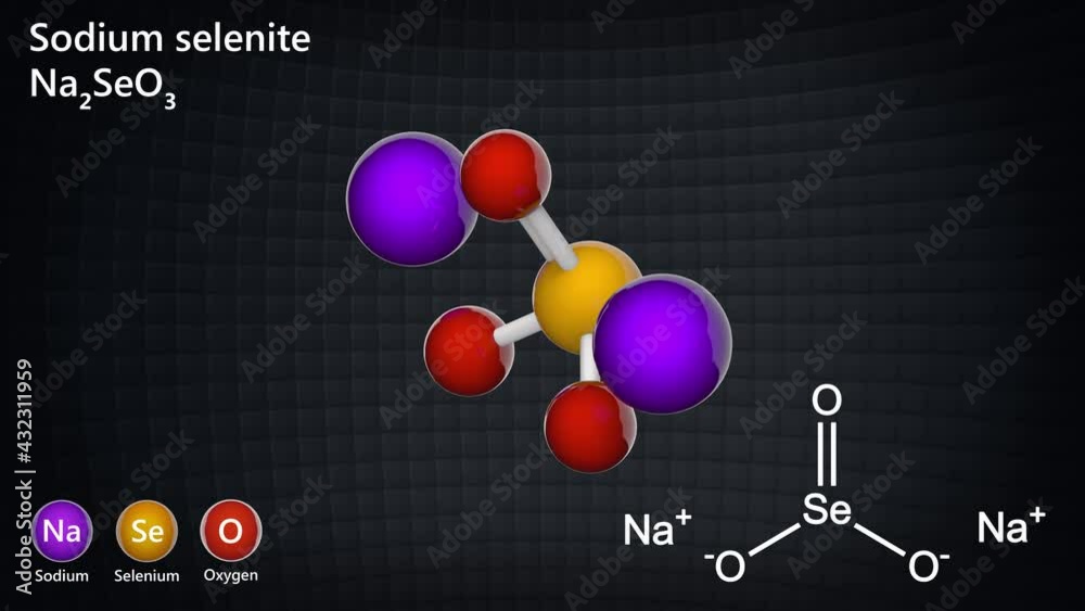 Sodium selenite is the inorganic compound with the formula Na2SeO3. 3D ...