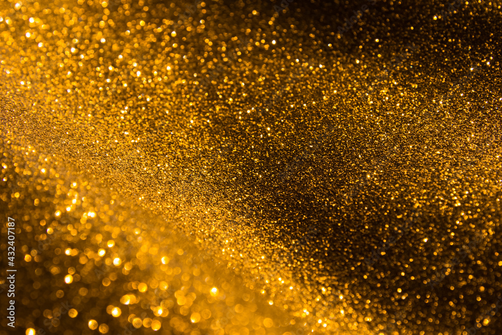 Light Gold Glitter Background