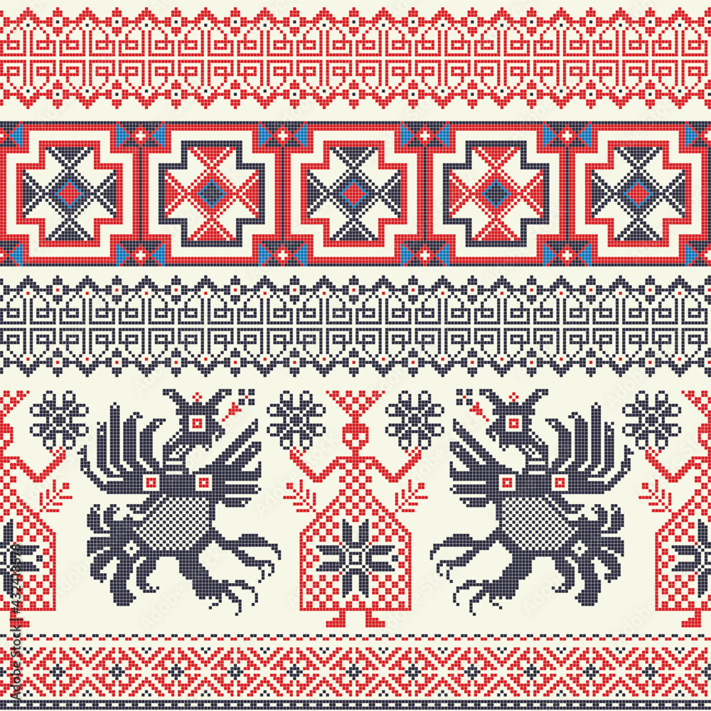 Russian pattern 9 Stock Vector | Adobe Stock