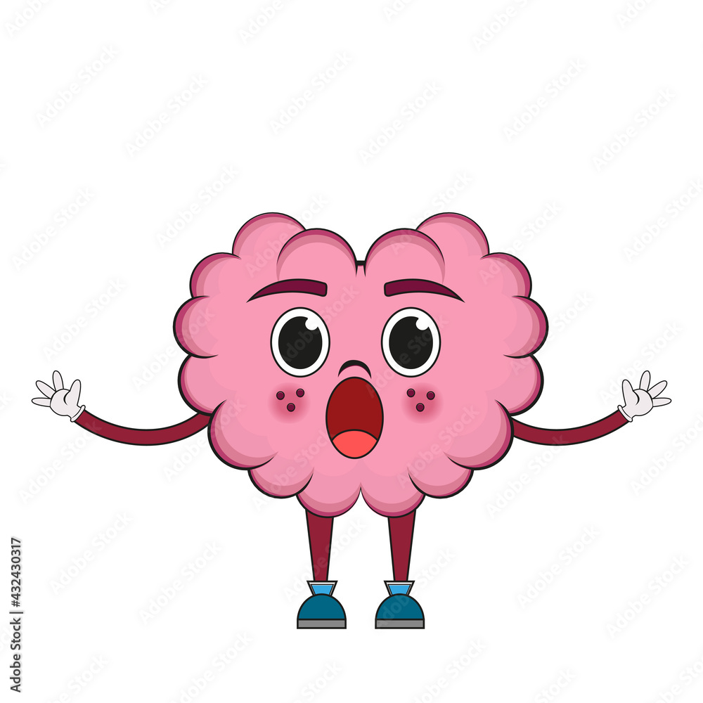 Open Brain Cartoon