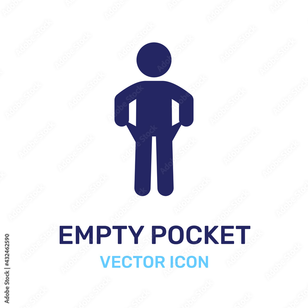 Empty Pockets Icon