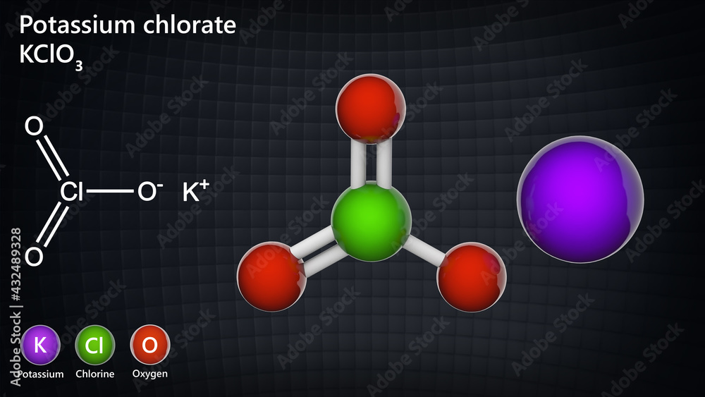 Potassium chlorate (KClO3 or ClKO3). It is used as a disinfectant, in ...