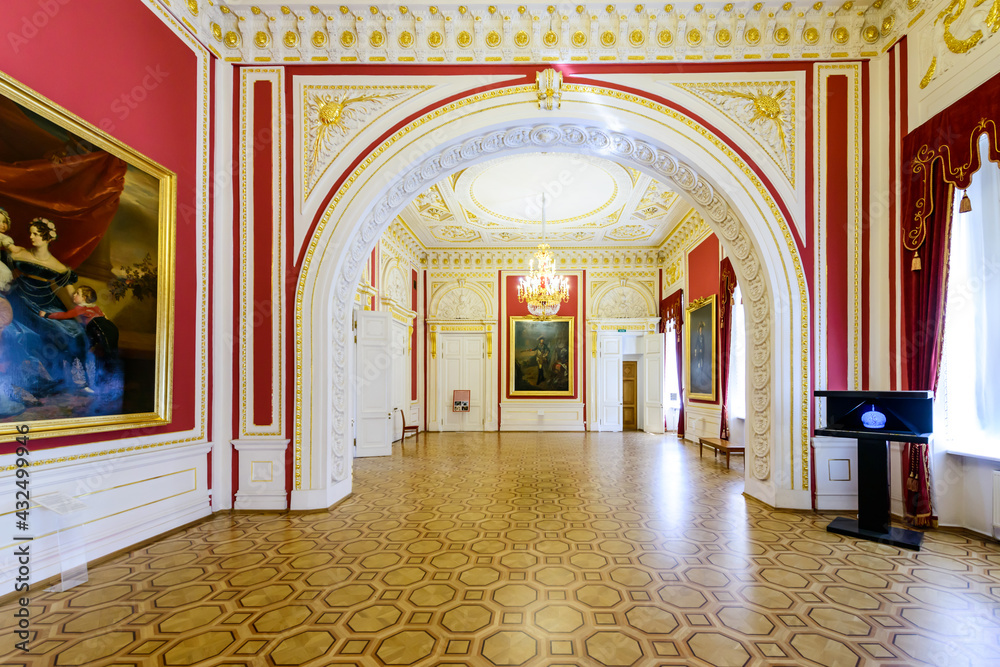 SAINT-PETERSBURG, RUSSIA - AUGUST 09, 2017: Saint Michael's Castle ...